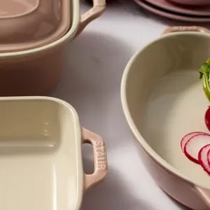 STAUB Ceramics 4-pc Mixed Baking Dish Set - Pink