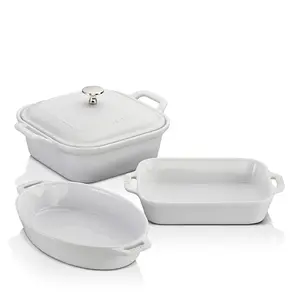 STAUB Ceramics 4-pc Mixed Baking Dish Set - White
