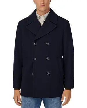 Boggi Milano Wool Peacoat