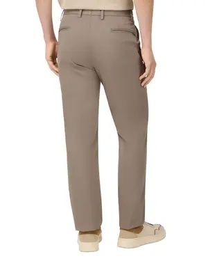 Boggi Milano Stretch Cotton Trousers - Taupe