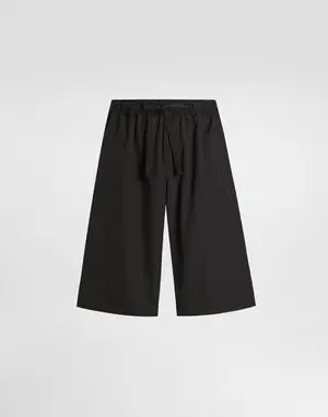 Dolce & Gabbana Cotton Bermuda Shorts - Black