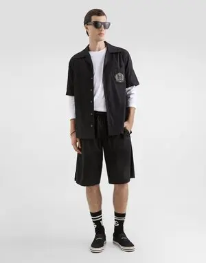 Dolce & Gabbana Cotton Bermuda Shorts - Black