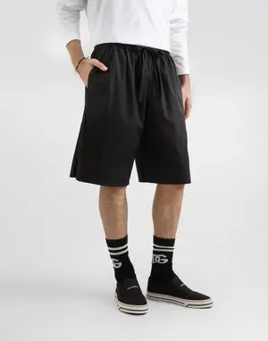 Dolce & Gabbana Cotton Bermuda Shorts - Black