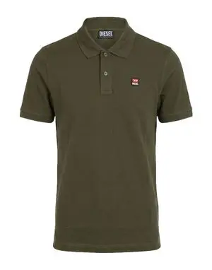 DIESEL® Polo Shirt Size Cotton, Elastane - Green