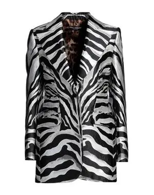 Dolce & Gabbana Jacquard Blazer With Zebra Stripes