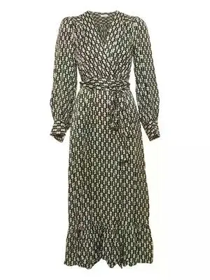 Sandro Wrap Floral Maxi Dress