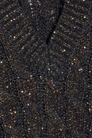 Brunello Cucinelli Sequin-embellished Cable-knit Vest