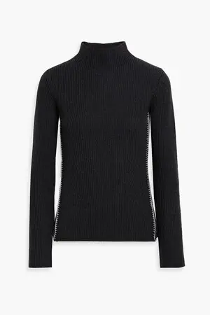 Sportmax Ribbed Wool Turtleneck Sweater