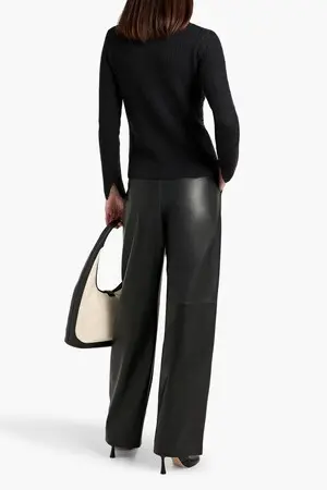 Sportmax Ribbed Wool Turtleneck Sweater