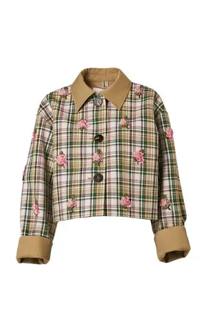 Carolina Herrera Plaid Tailored Jacket - Multi