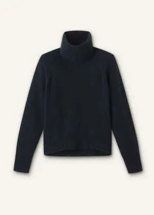 ME+EM Cashmere Raglan Jumper - Navy