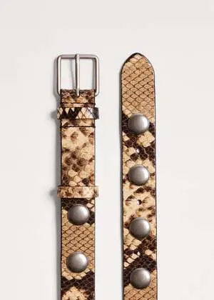 ME+EM Studded Embossed Belt