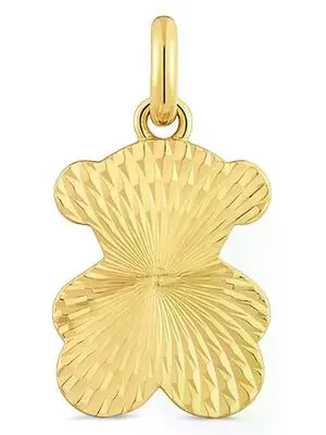 TOUS Patterned Bear Pendant - Gold