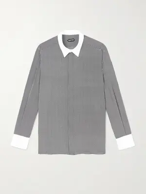 TOM FORD Printed Silk Shirt