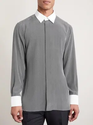 TOM FORD Printed Silk Shirt
