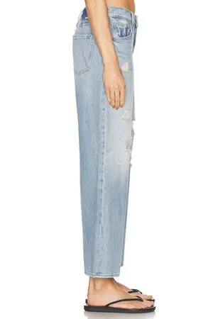 MOTHER The Down Low Spinner Hover Denim