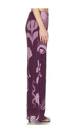 CALA DE LA CRUZ Vela Skirt - Isis Plum