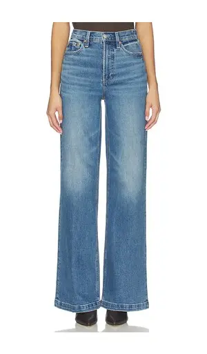 PISTOLA Lana Petite High-rise Wide-leg Jeans - Soho