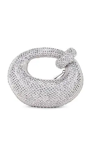 Jw Pei Abacus Artificial Crystal Mini Bag - Silver