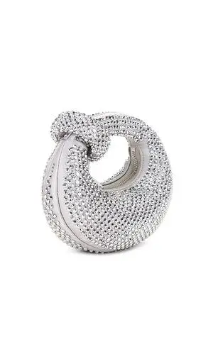 Jw Pei Abacus Artificial Crystal Mini Bag - Silver