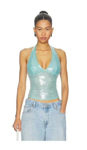 Free People Dance Til Dawn Halter Top
