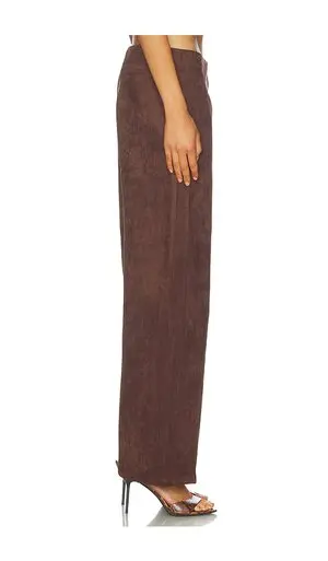 BY.DYLN Suede Trousers