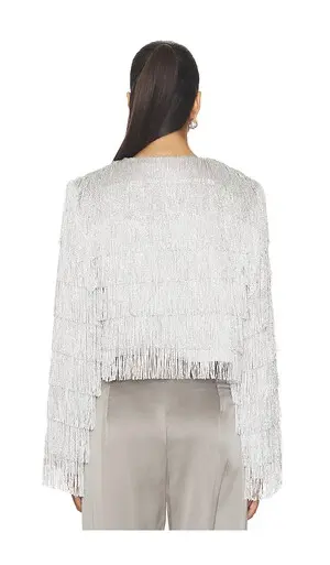 UNREAL FUR Copacabana Metallic Fringe Jacket