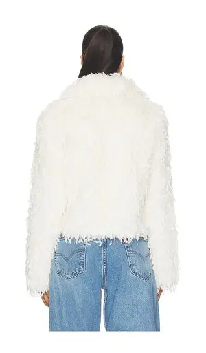UNREAL FUR Swan Lake Jacket - Coconut