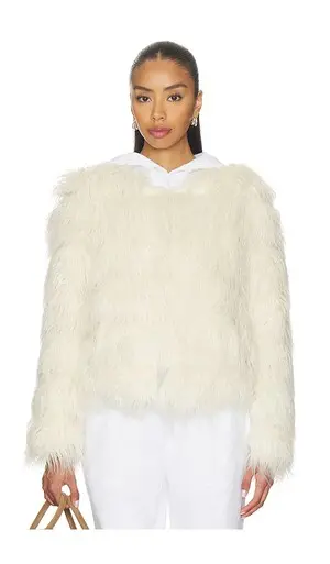 UNREAL FUR Sphere Faux Fur Jacket