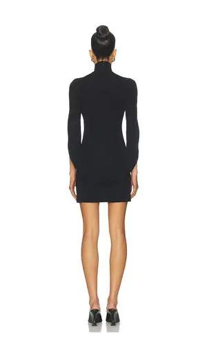 Alexander Wang Drape Back Sleeves Mini Dress