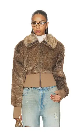 Unreal Fur Trimmed Jackets For Women