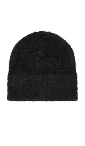HAPPY CAPS Furry Beanie - Black