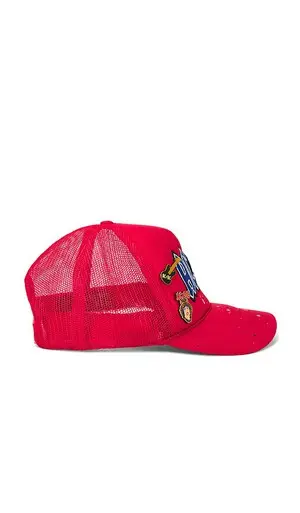 MadeWorn Ac/dc Trucker Cap - Red