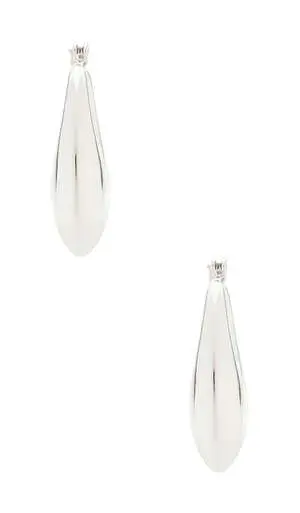 Ettika Chunky Oval Hoop Earrings