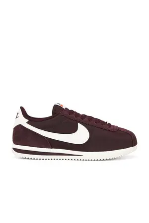 Nike Cortez Textile Sneakers - Burgundy Crush & Sail