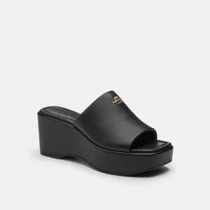 COACH OUTLET Phoebe Platform Sandal - Black