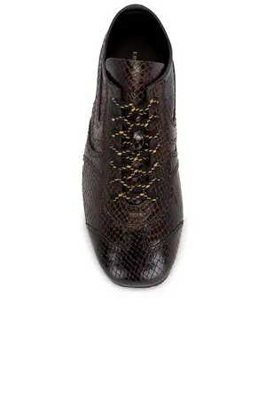 Dries Van Noten Snake Sneaker - Dark Brown