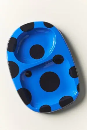 Edie Parker Polka Dot Catchall Dish - Blue