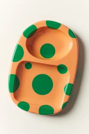 Edie Parker Edie Parker Polka Dot Catchall Dish Medium Orange