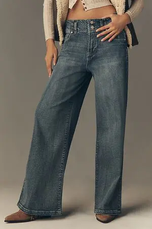 Habitual Easton High-rise Wide-leg Jeans - Medium Denim