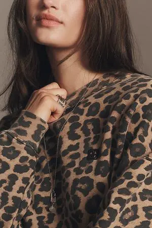 ANINE BING Miles Print Sweatshirt