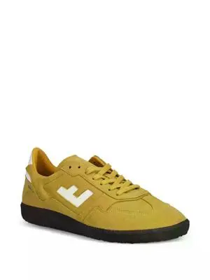 Flamingos Burela Slim Panelled Sneakers - Yellow