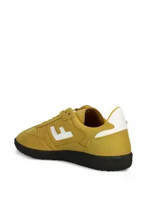 Flamingos Burela Slim Panelled Sneakers - Yellow