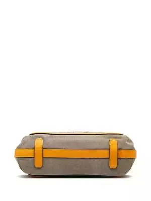 Celine 2007 Canvas Carriage Tote Bag - Orange