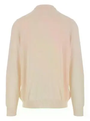 Kiton Roll Neck Zip Sweater - Neutrals