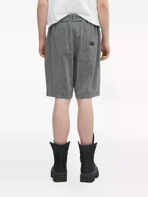 Aries Striped Patch Shorts