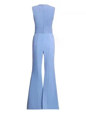 Elie Saab Lace-up Wide-leg Jumpsuit