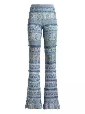 Etro Crocheted Flared Trousers