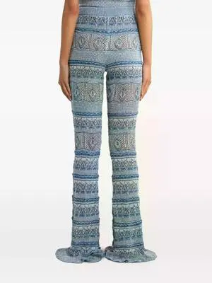 Etro Crocheted Flared Trousers