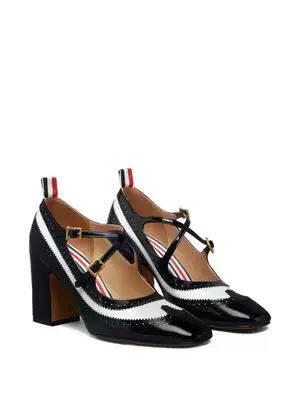 Thom Browne 75mm Criss-cross Pumps